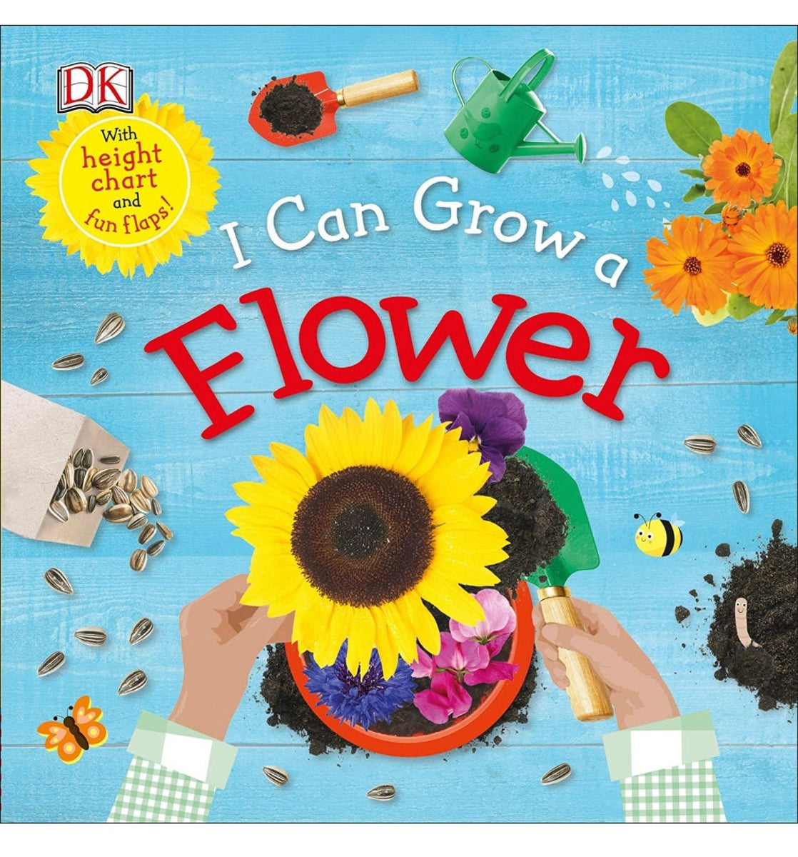 I Can Grow A Flower - Board Book – Sewing Seeds Play