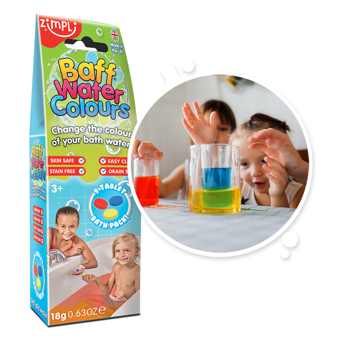 Bath Water Colour Changing Tablets - 9 Pack – Sewing Seeds Play