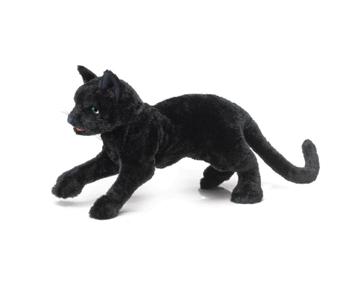 Folkmanis Black Cat Hand Puppet – Sewing Seeds Play