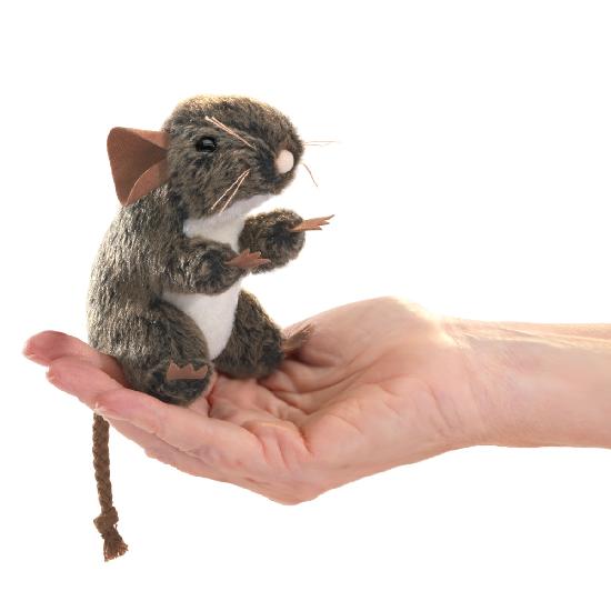 Folkmanis Mini Field Mouse Finger Puppet – Sewing Seeds Play