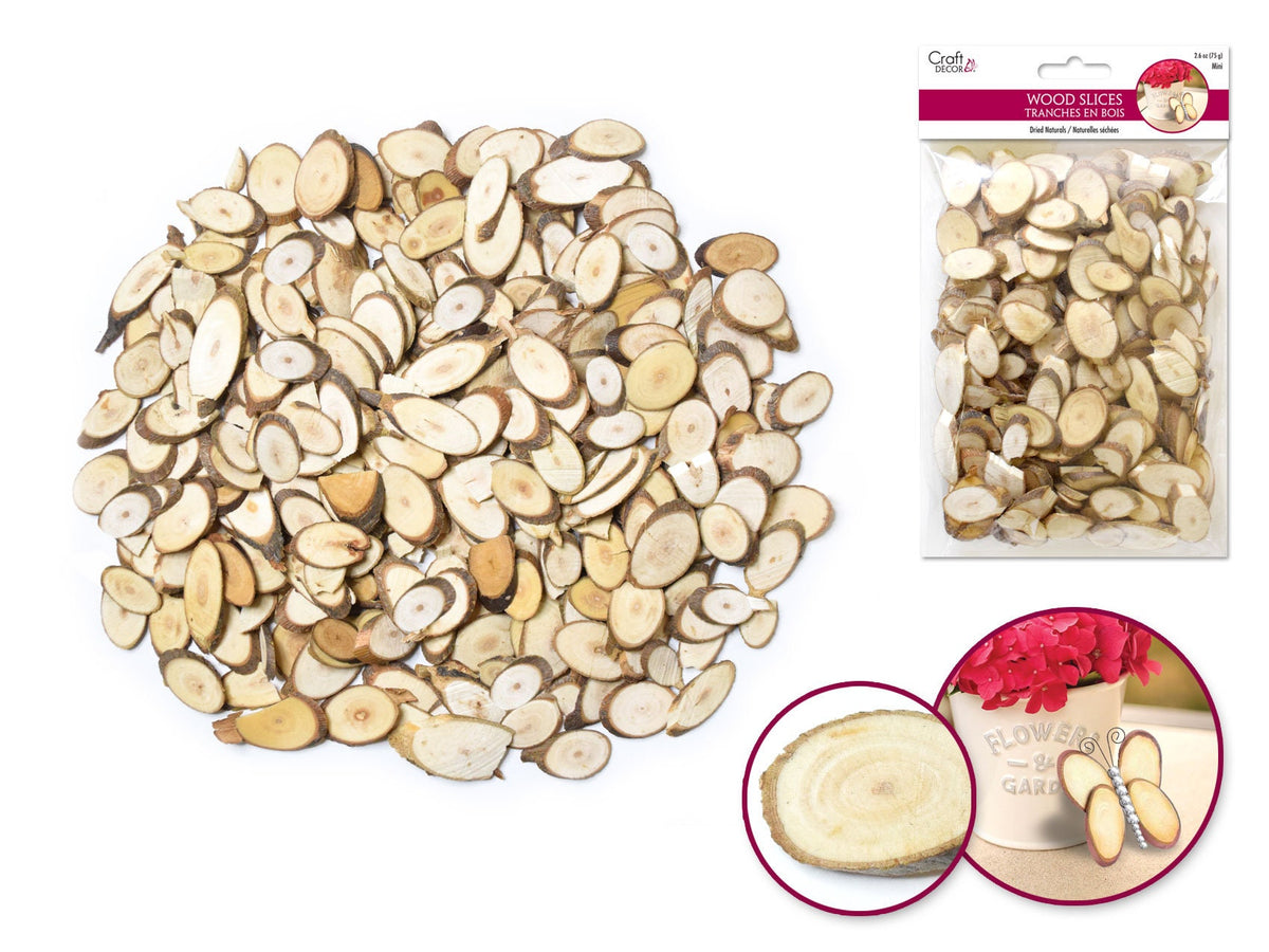 Mini Wood Slices - 2.6oz package – Sewing Seeds Play