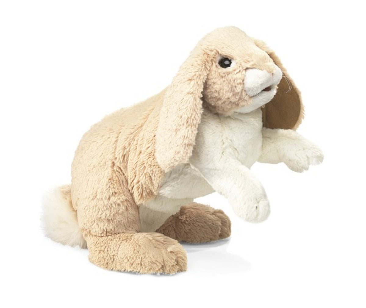 Folkmanis Floppy Bunny Rabbit Hand Puppet – Sewing Seeds Play
