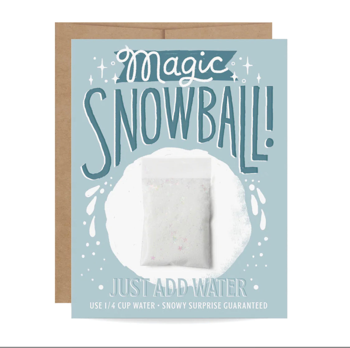 Magic Snowball Card – Sewing Seeds Play